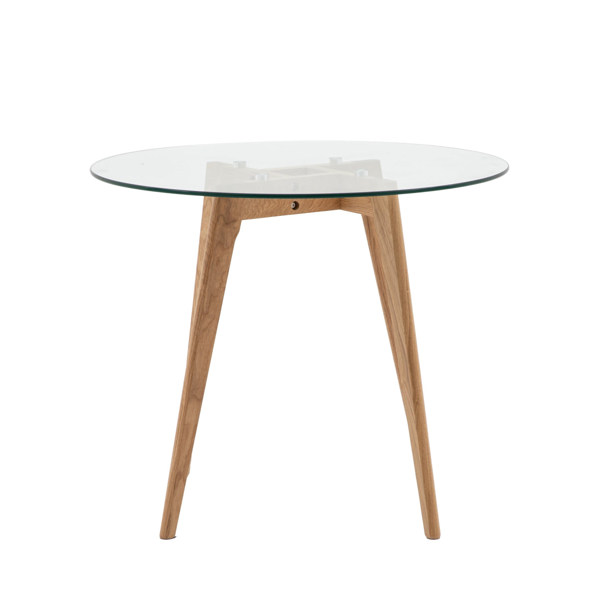 Gallery Direct Blair Round Dining Table Oak 900x900x750mm – Beaumonde
