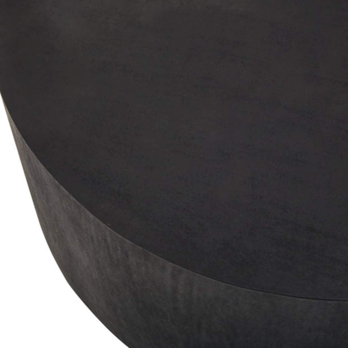 Beaumonde Home Naro Black And Gold Concrete Look Coffee Table