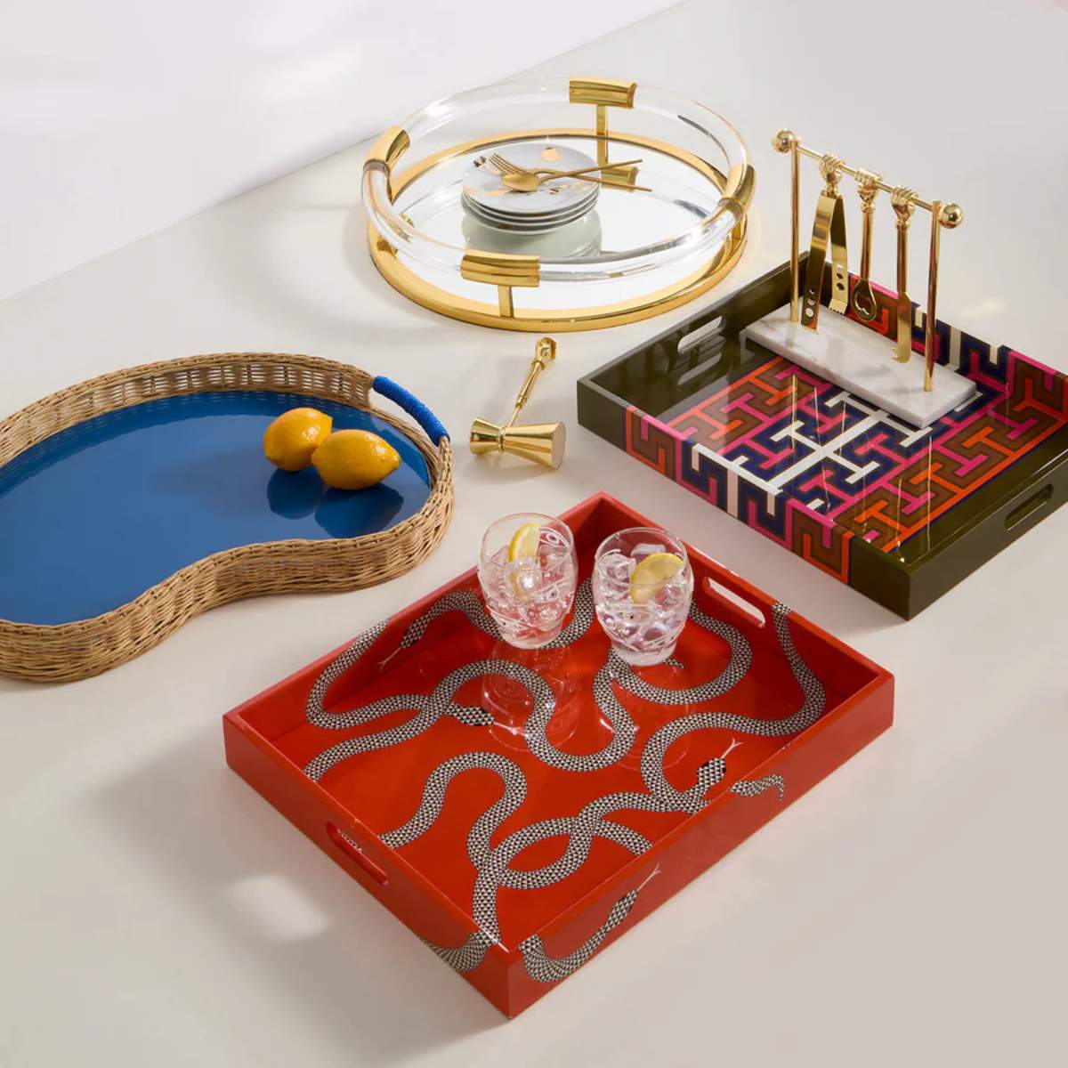 Jonathan Adler Barbell Barware Set – Beaumonde