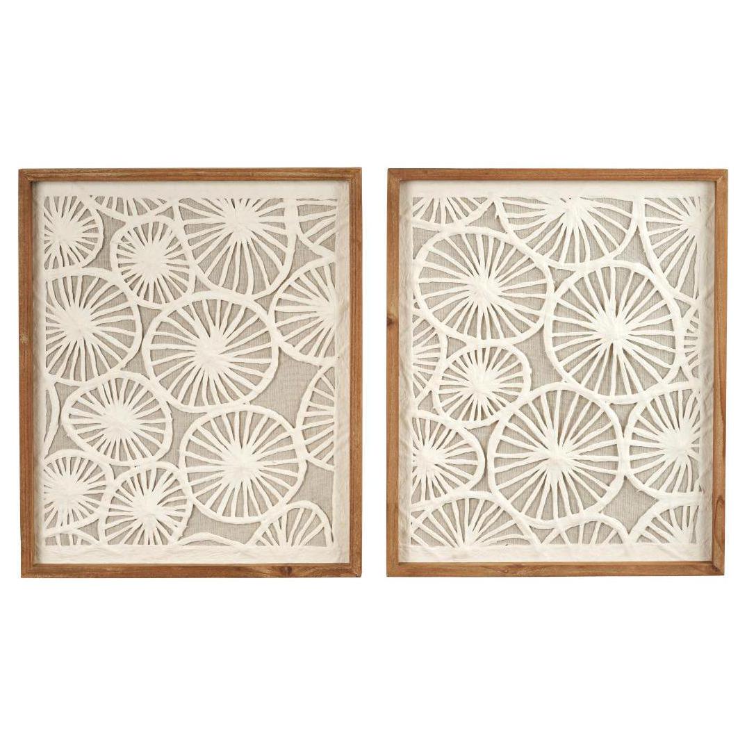 Beau&Co Natural Paper Cut Wall Art Pair – Beaumonde