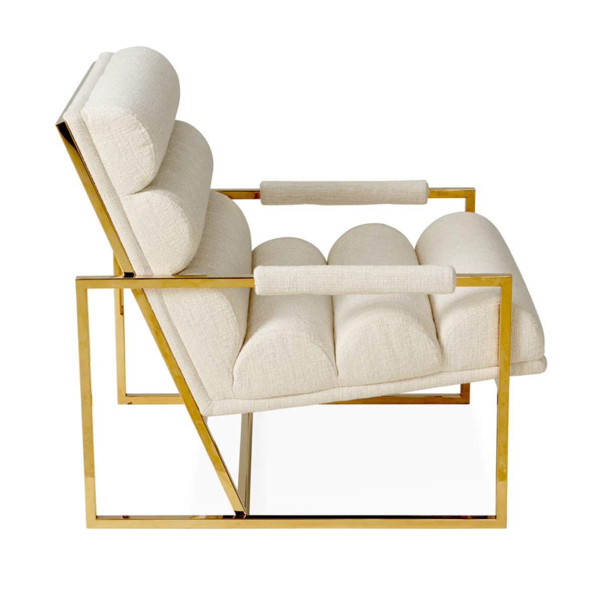 Jonathan Adler Channeled Goldfinger Lounge Chair – Beaumonde
