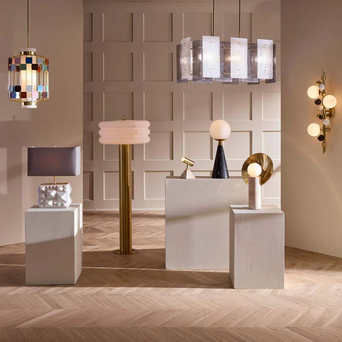 Jonathan Adler Charade Studded Table Lamp – Beaumonde