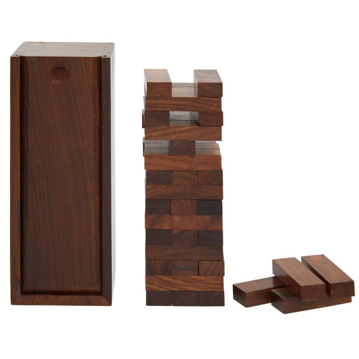 Beaumonde Home Churchill Games Sheesham Wood Blocks Set