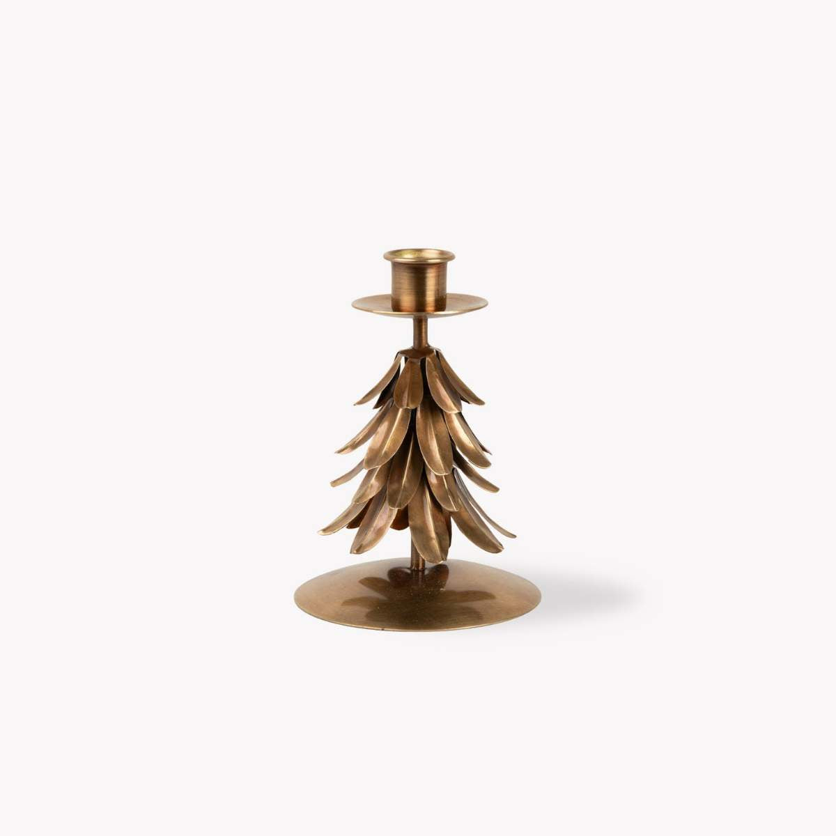 Garden Trading Cromwell Christmas Tree Candle Holder Antique Brass Sma ...