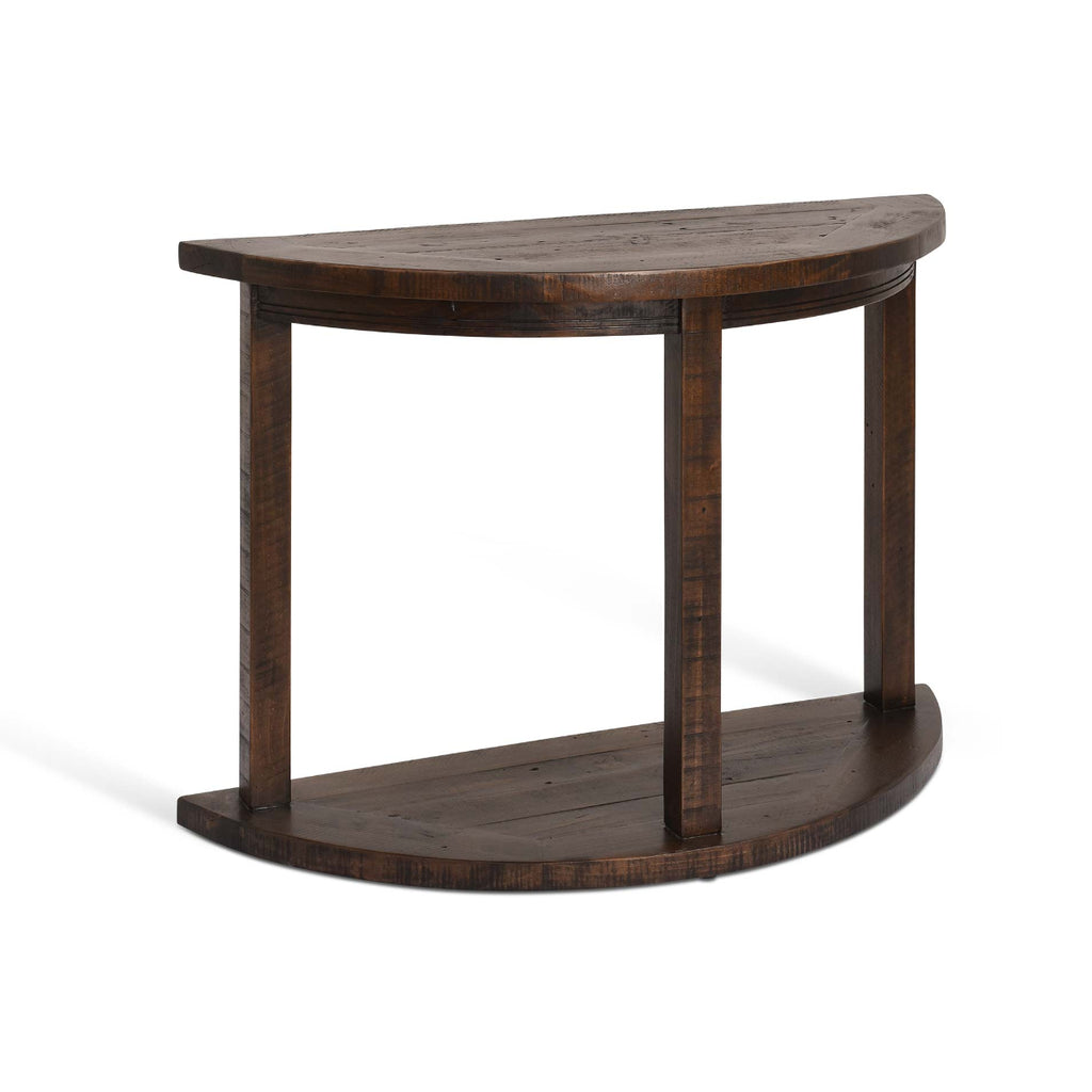 Garden Trading Oxhill Curved Console Table In Antique Brown – Beaumonde