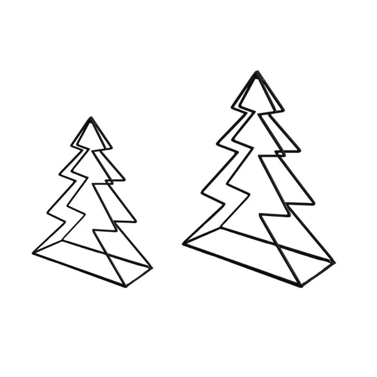 Ivyline Tree Log Holder Black Set of 2 – Beaumonde