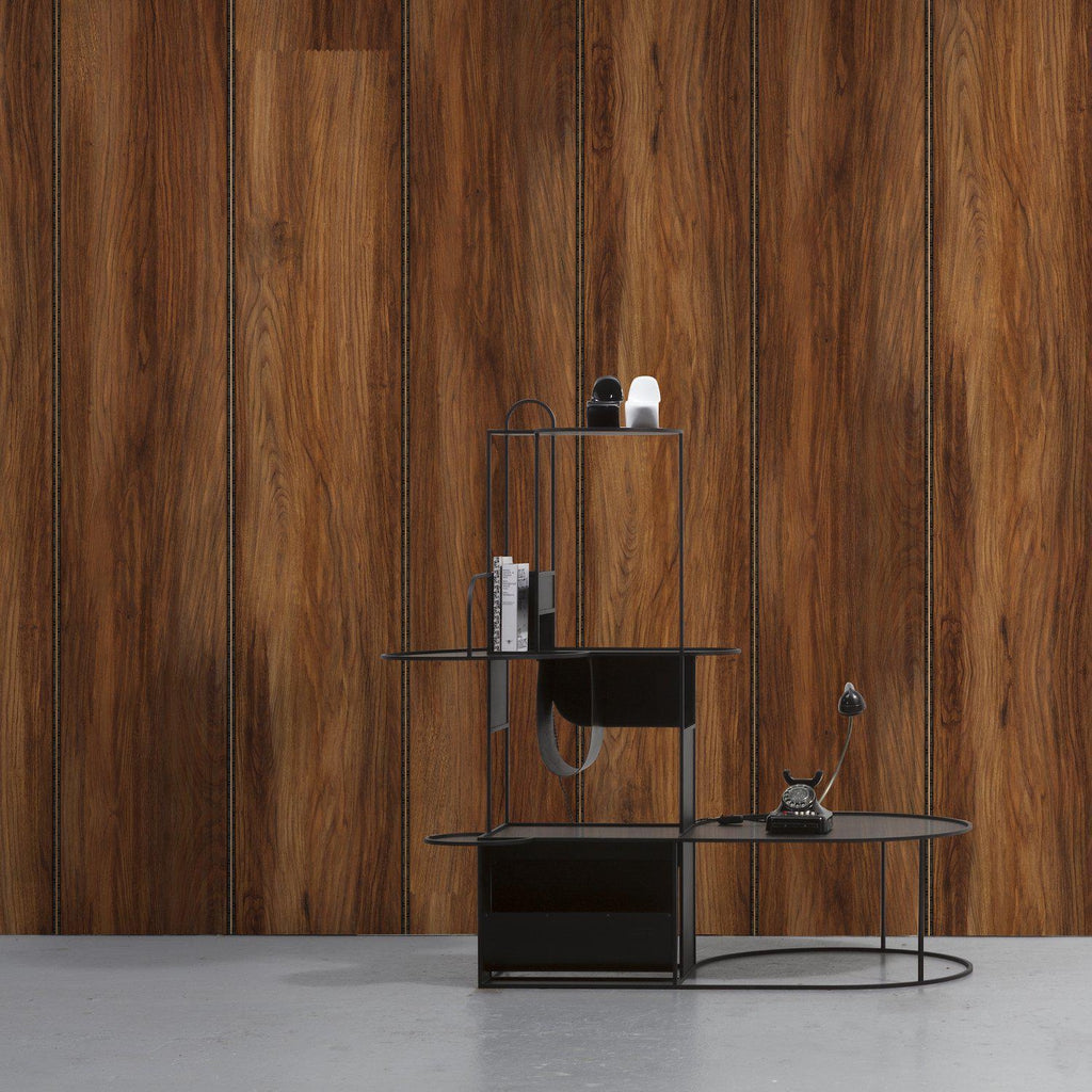 NLXL Cane Webbing Wood Panel Wallpaper | Beaumonde