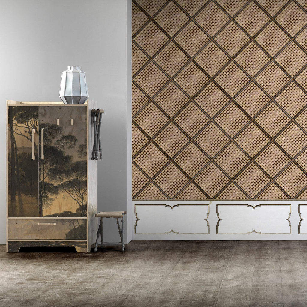 Wainscoting Wallpaper – Beaumonde