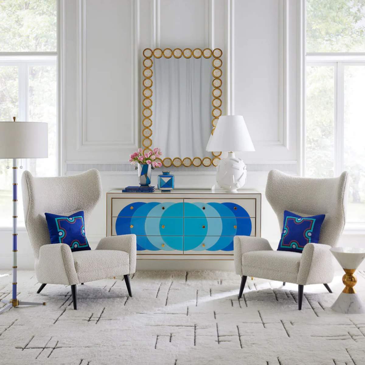 Jonathan Adler Ultramarine 58" Credenza – Beaumonde