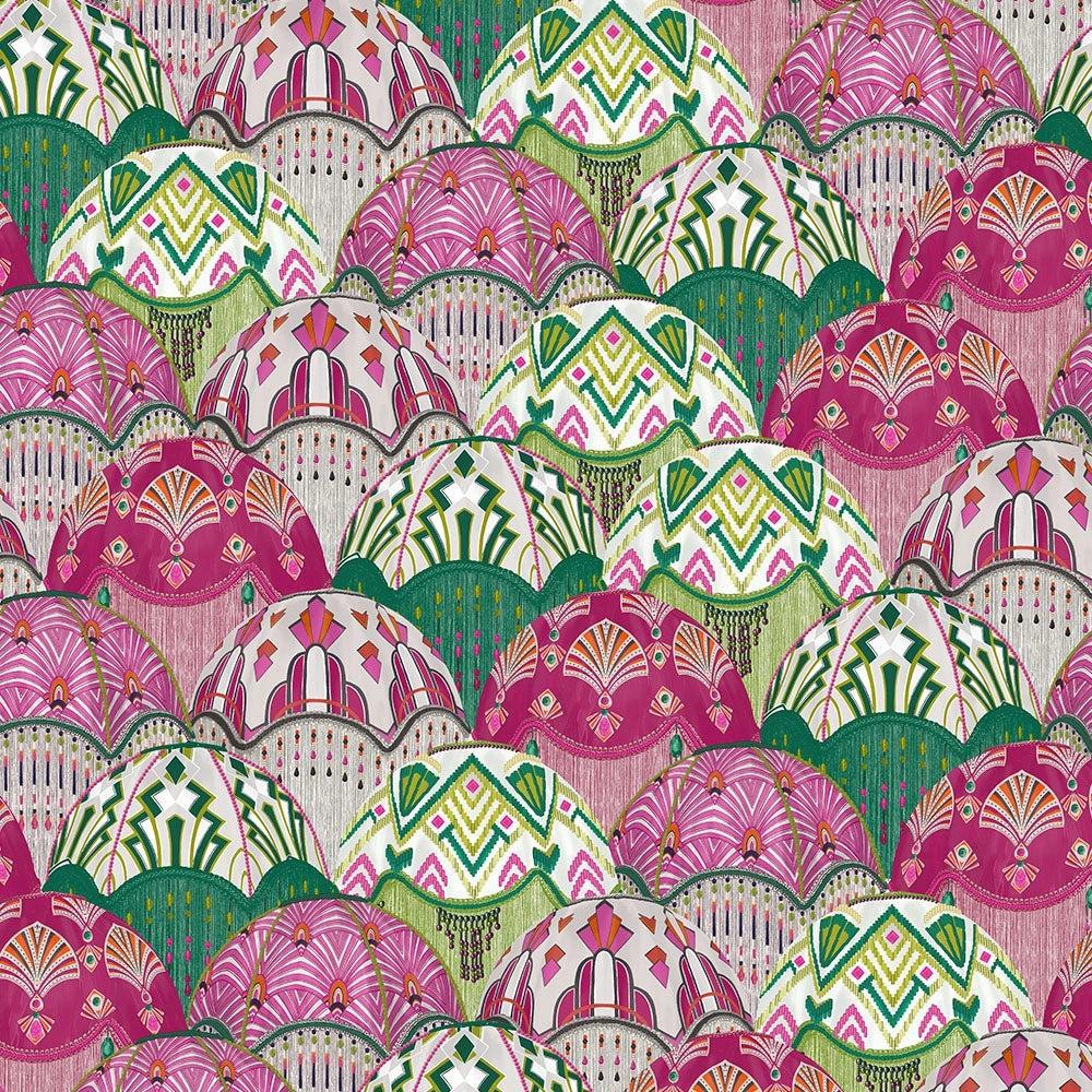 Silk Shades Cerise Wallpaper | Brand Mckenzie | Beaumonde