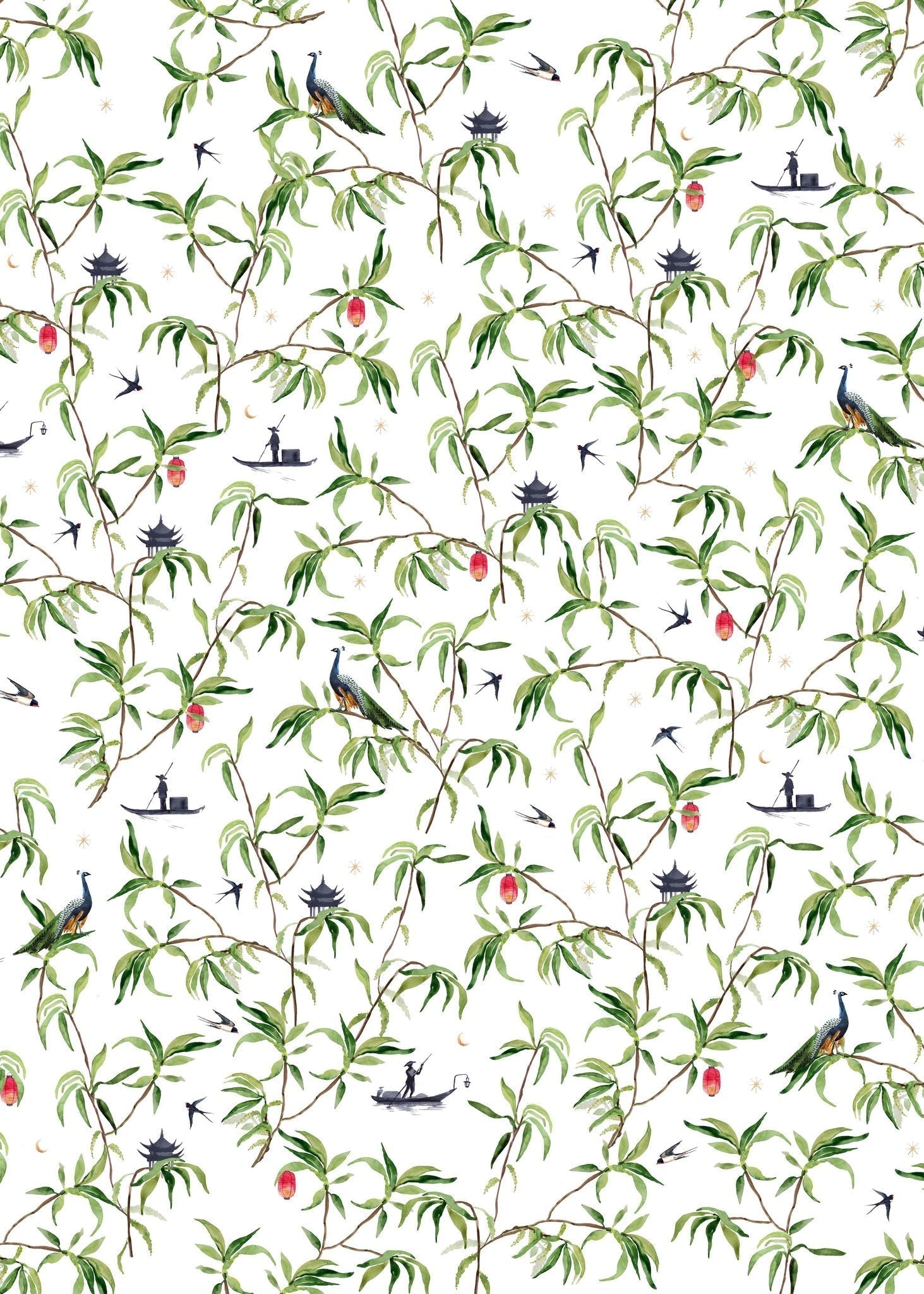 Chinese Riverside Mural by Creative Lab Amsterdam | Beaumonde.co.uk