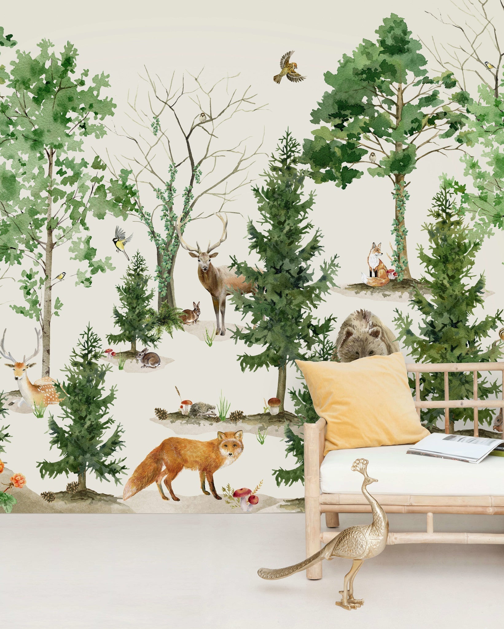 Forest Life Mural by Creative Lab Amsterdam | Beaumonde.co.uk