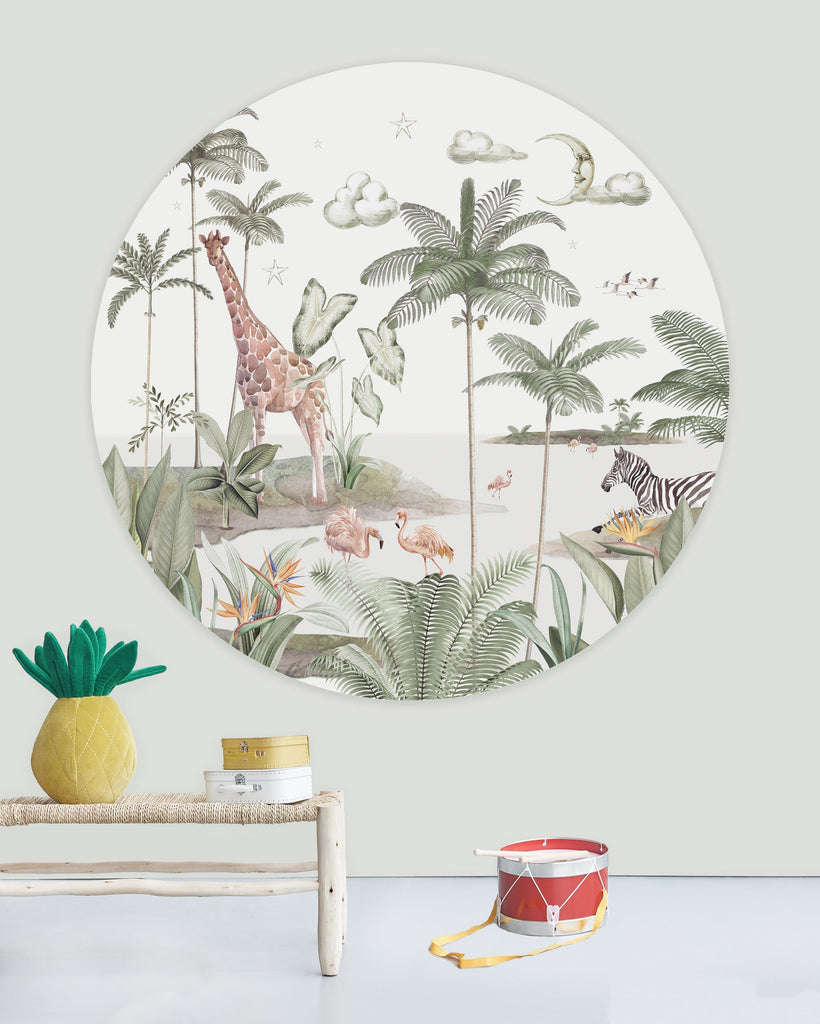 Smiling Jungle Moon Circle by Creative Lab Amsterdam | Beaumonde.co.uk