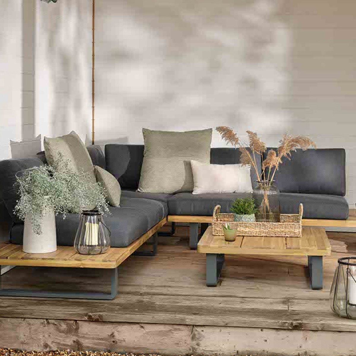 Garden Trading Bayworth Corner Sofa Set - Comfortable Outdoor Seating ...
