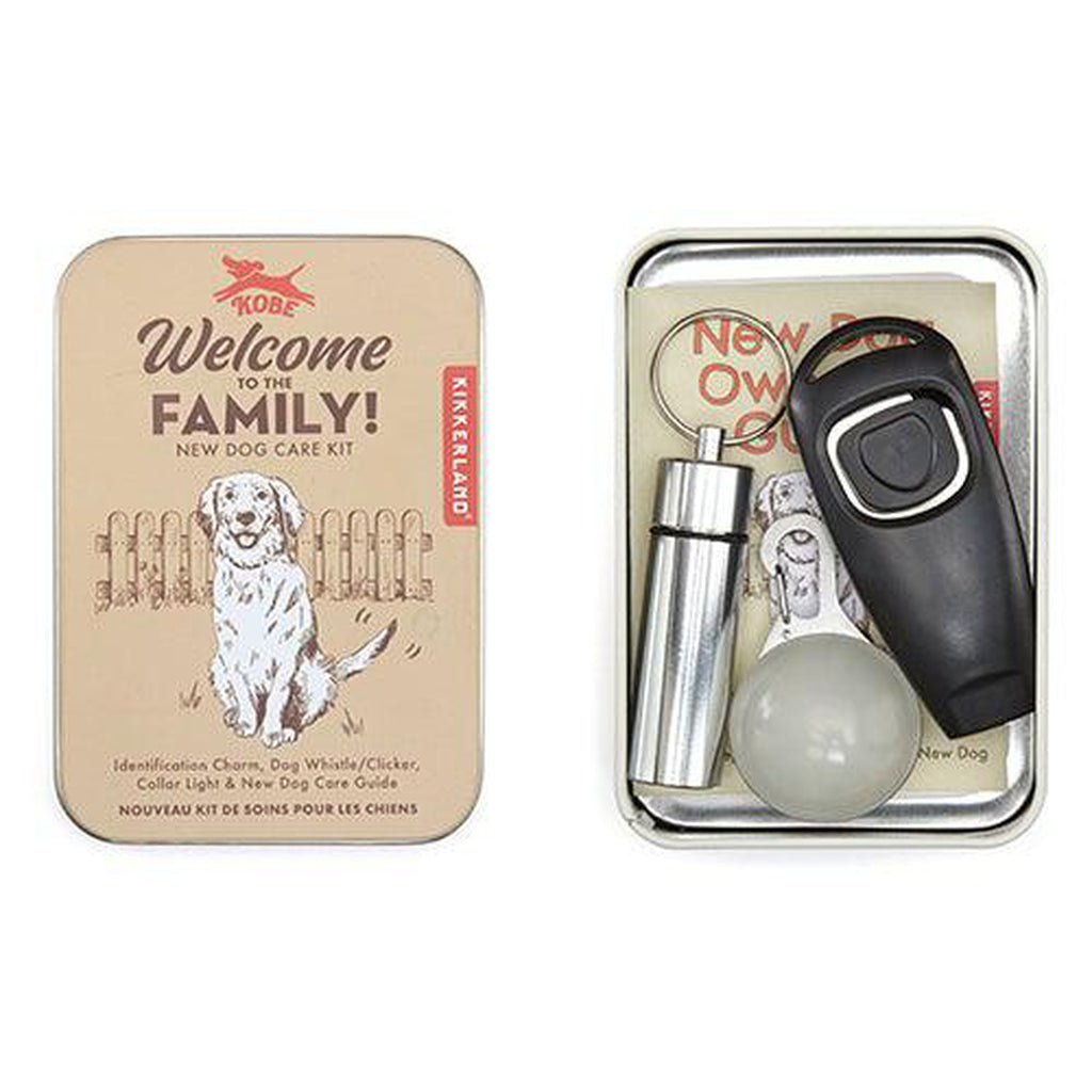 Kikkerland New Dog Kit | Puppy Pet ID Tag Whistle Collar Light – Beaumonde