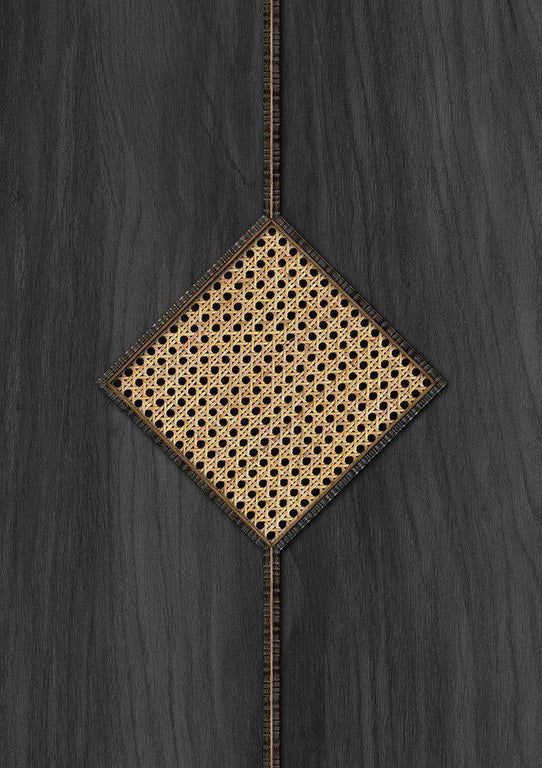 NLXL Diamond Webbing Cane Wallpaper | Beaumonde