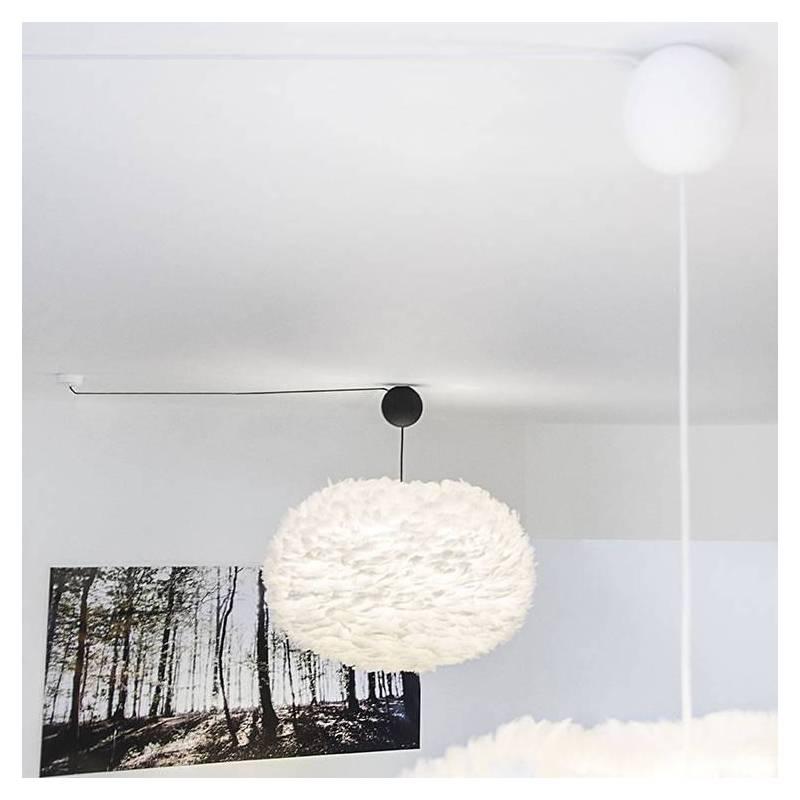 Umage Cannonball Ceiling Rose Socket and Cord Set - Black | Beaumonde